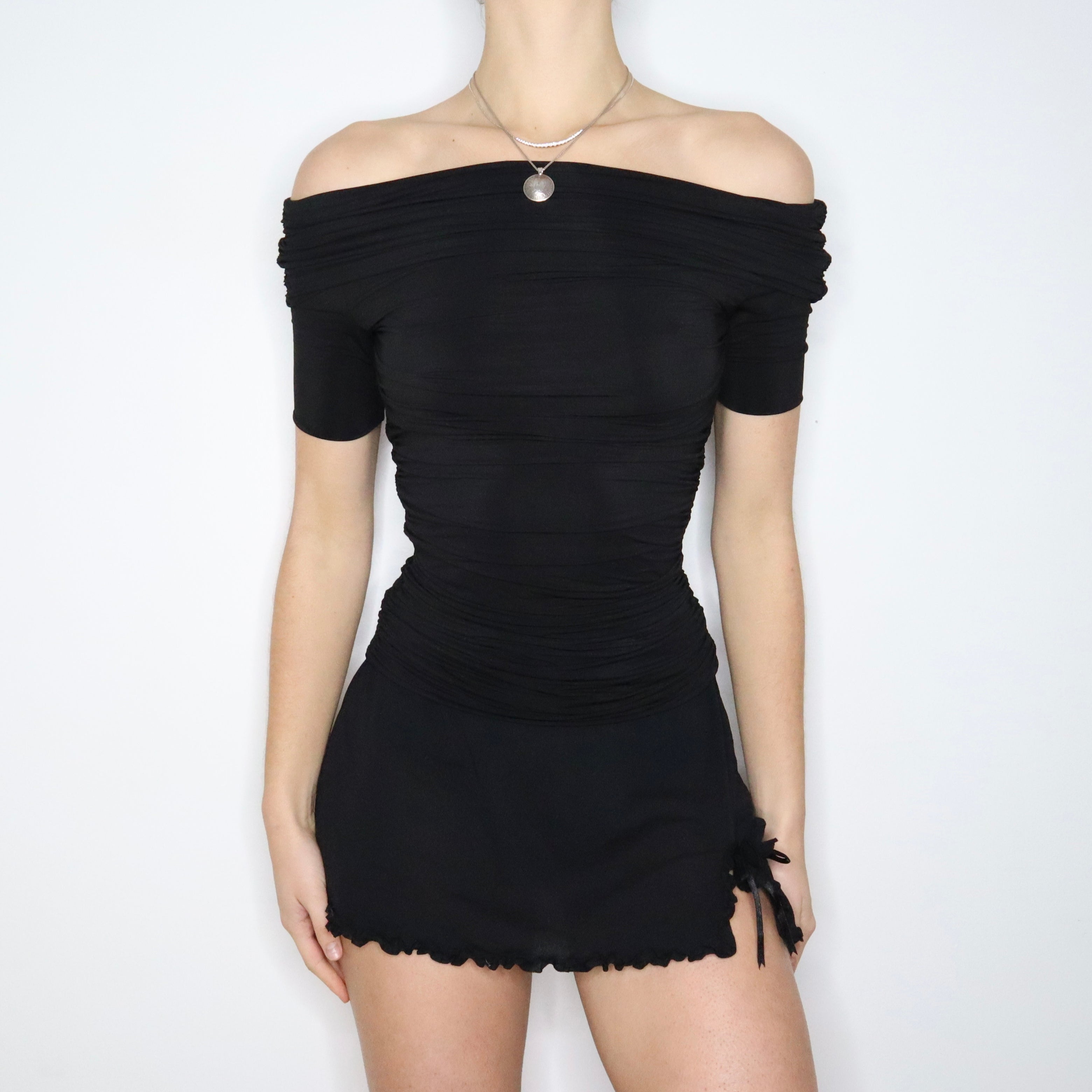 The ROW Black Off the Shoulder Top (S) - Imber Vintage