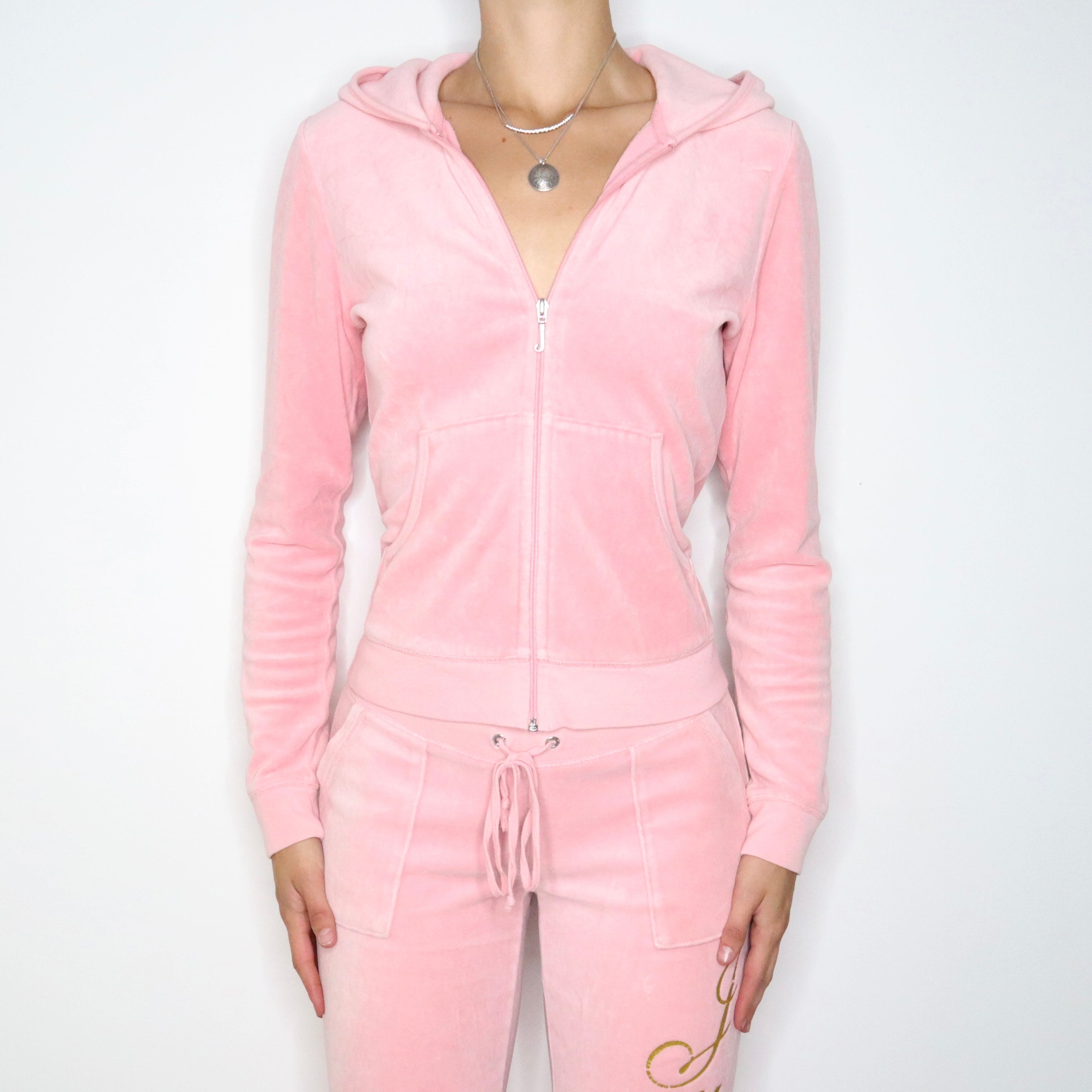 Pink Juicy Couture Tracksuit Set (Medium) - Imber Vintage