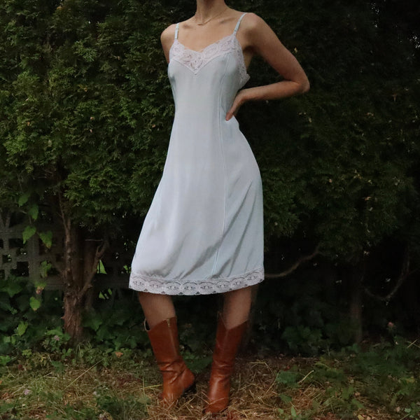 Antique Pale Blue Slip (M-L) - Imber Vintage