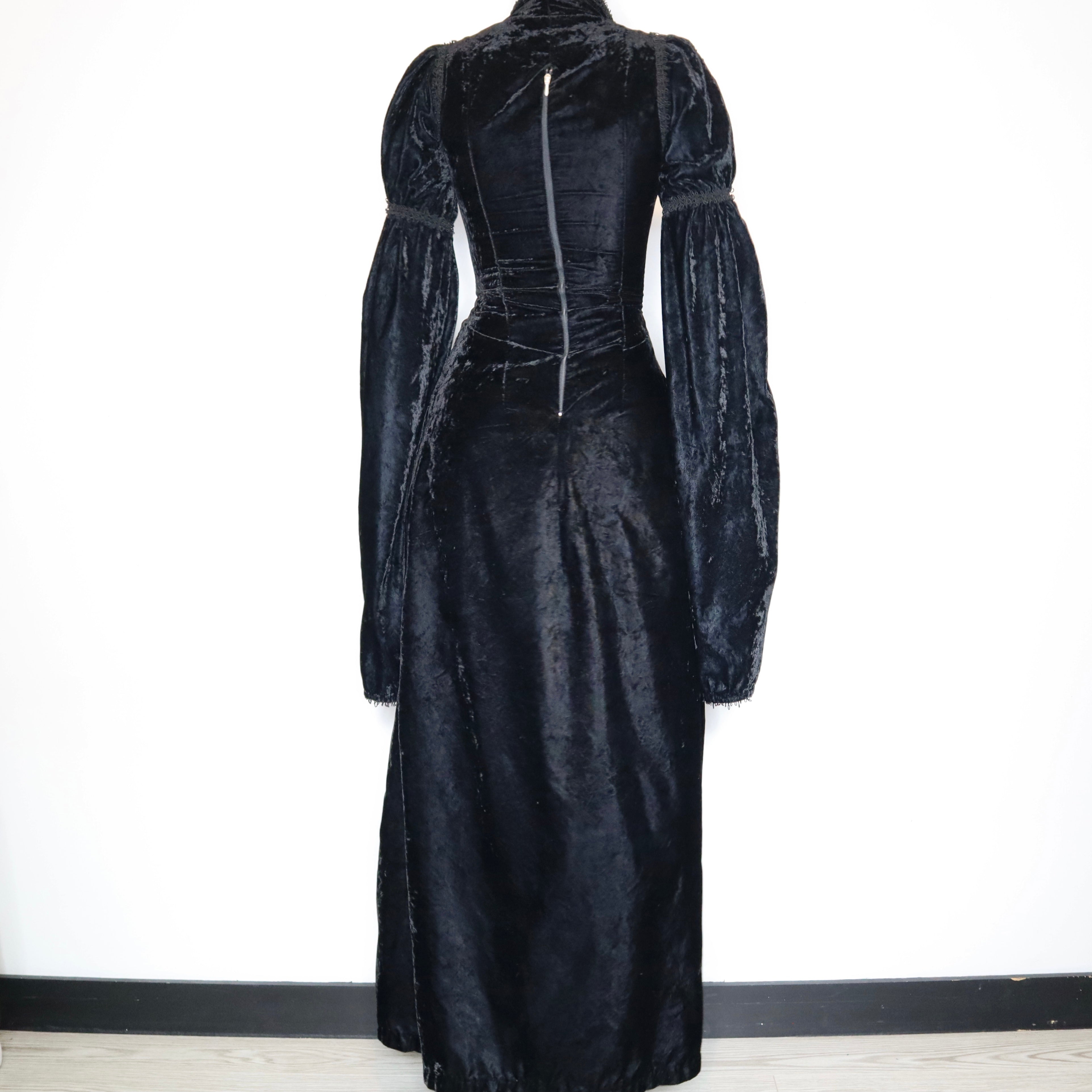 Rare Vintage 90s Goth Queen Gown - Imber Vintage